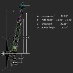 - Strange GT Strut Package - Spindle Mount Brake Kit Double Adjustable
