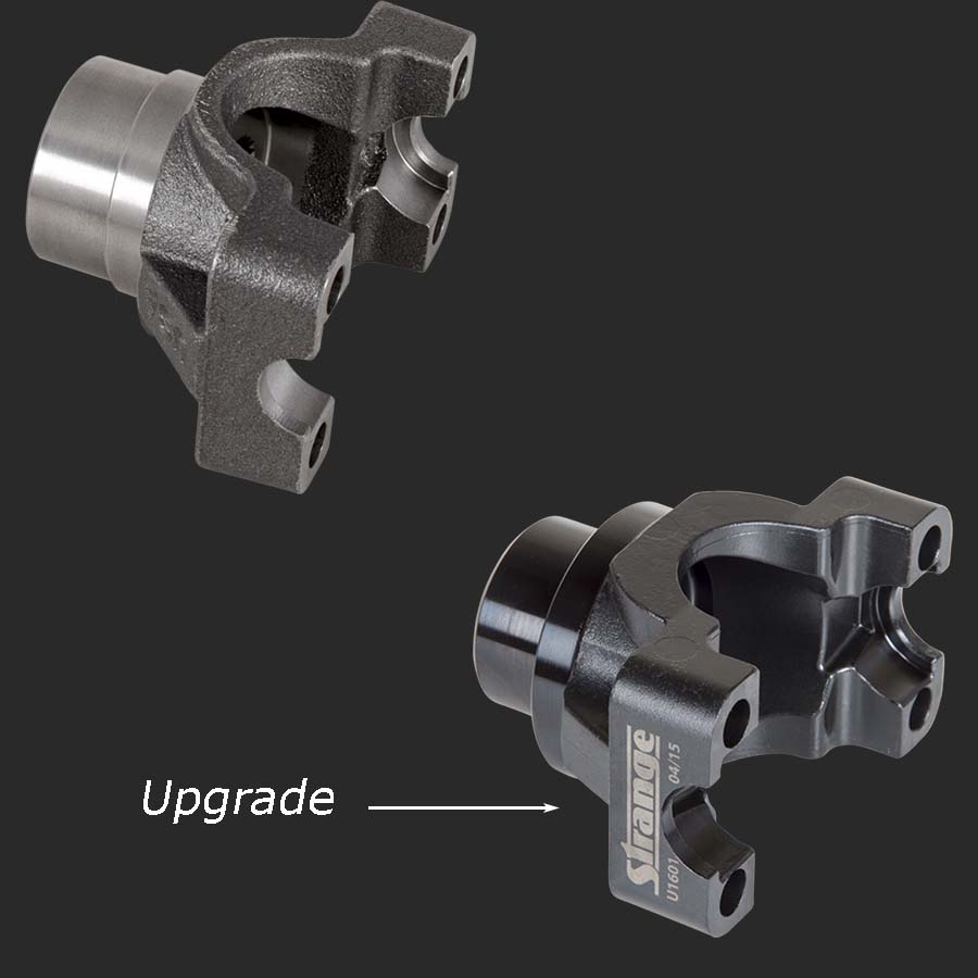 Upgrade 12 bolt rear to chrome moly yoke