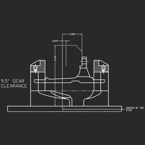 Strange Billet Case Assembly HD 40 Spool - Pro Gear Chrome Moly Yoke