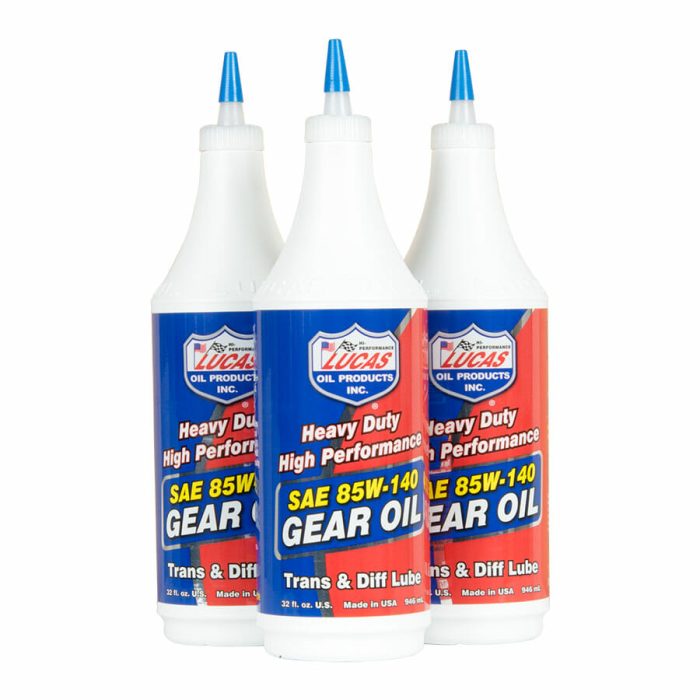 Option For New Complete Rear End Supply 3 Qts Lucas Gear Oil - Strange ...